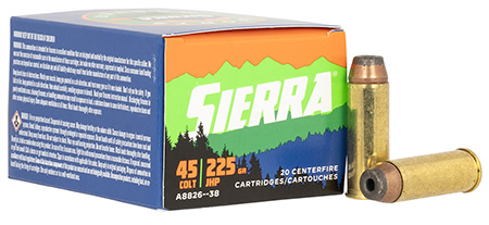 Sierra A882638 Outdoor Master 45 Colt 225 Gr Jacket Hollow Point Sport ...